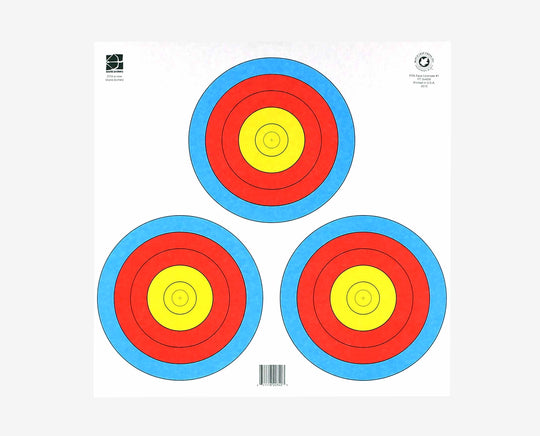 Maple Leaf 3 Spot Target Face – USA Archery