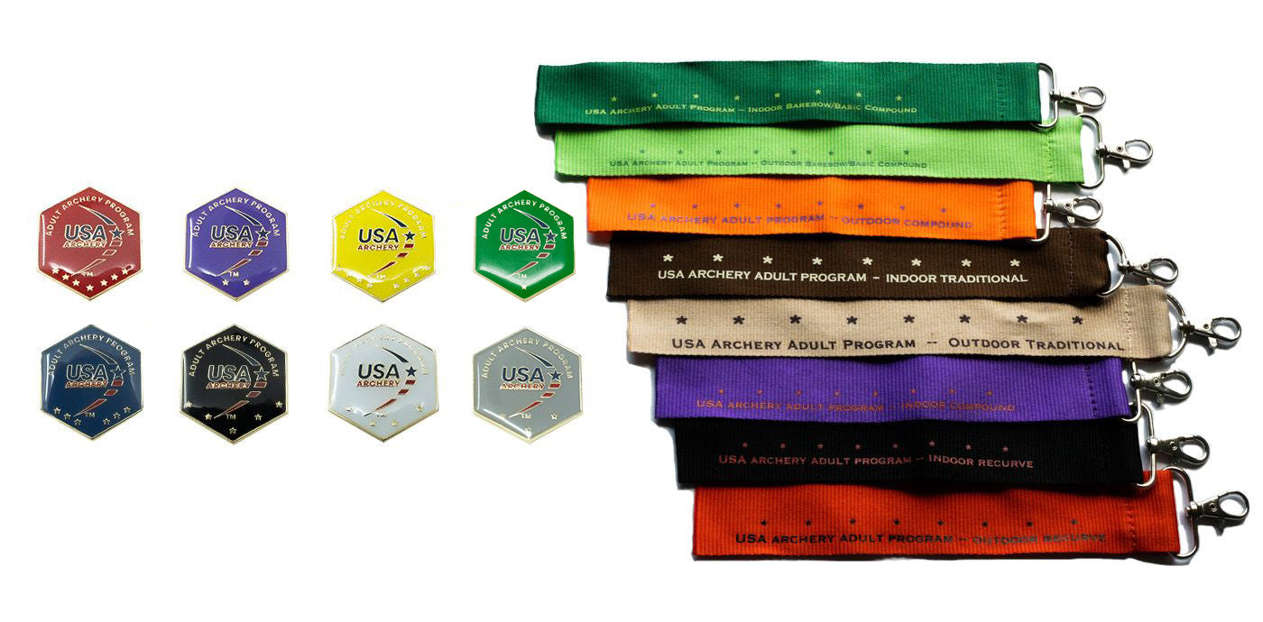 Adult Program Pins and Lanyards – USA Archery