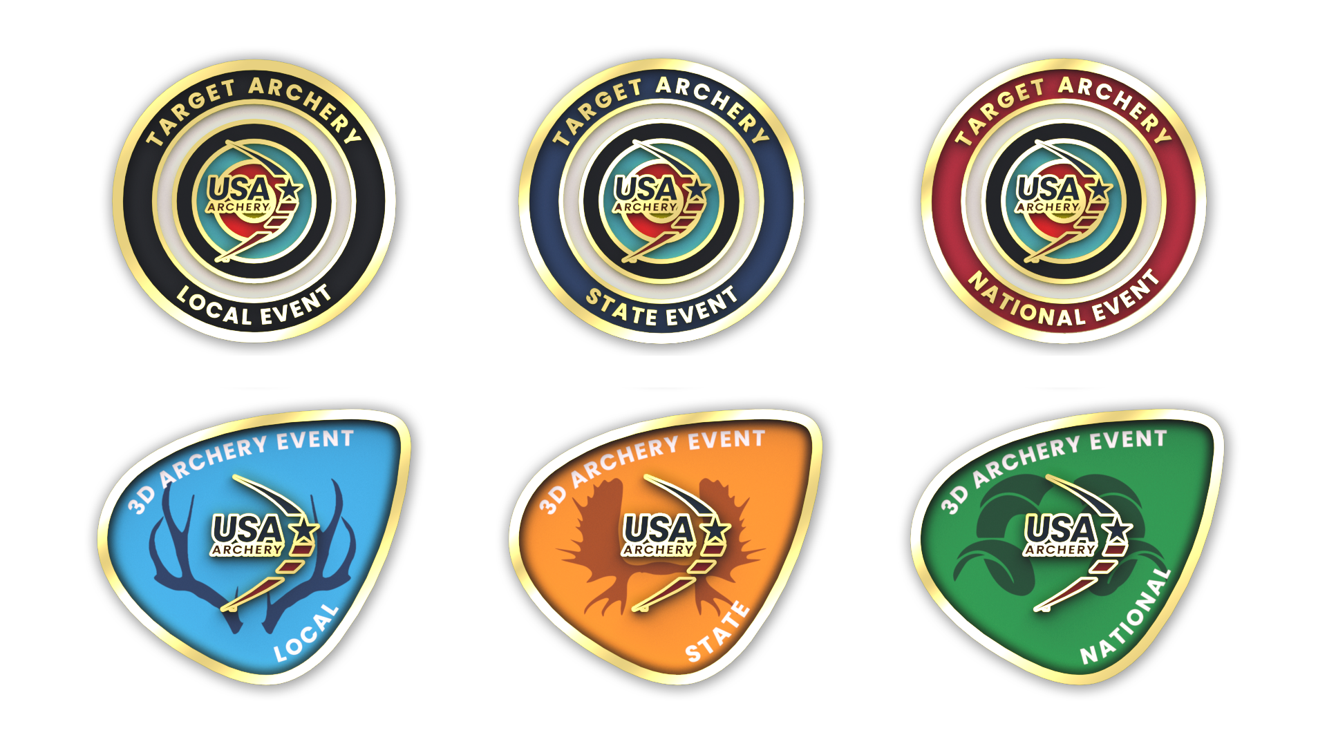 Archery Event Participation Pin – USA Archery